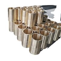 China Copper Sleeve Copper Bushing H59H62 Thick Wall Wear-resistant Tin Bronze Large Diameter Bearing Sleeve High Load Capacity for sale