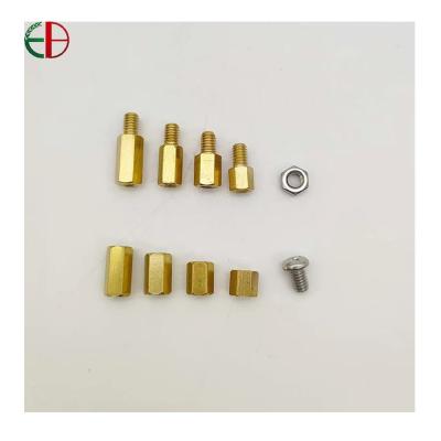 China Custom Brass Hexagon Male Female Spacer Screws Inch/Metric Standard Thread Corrosion Resistant Hardware Fasteners for sale