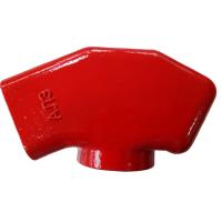 China Custom Aluminum Casting Valve Body Housing Red Paint Hydraulic Manifold Block Gravity Casting Machinery Cast Parts OEM ODM for sale