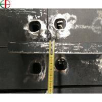 China Crusher Wear-resistant Plates, Iron Ore Mining, Factory-customized High Manganese Steel Casting Impact Plates for sale
