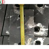 China Crusher Wear-resistant Plates, Iron Ore Mining, Factory-customized High Manganese Steel Casting Impact Plates for sale
