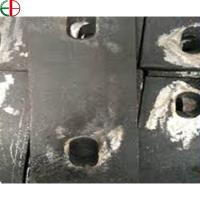 China Crusher Wear-resistant Plates, Iron Ore Mining, Factory-customized High Manganese Steel Casting Impact Plates for sale