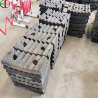 China OEM EB EB1056 High Manganese Steel Crusher Hammer Head and Liner Plate for Mining Stone Crushers for sale