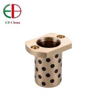China EB Customized High Precision Large Bronze Aluminium Sleeve Bushing Grease Lubrication for Construction Machinery 90*104*100mm for sale