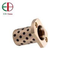 China EB Customized High Precision Large Bronze Aluminium Sleeve Bushing Grease Lubrication for Construction Machinery 90*104*100mm for sale