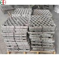 China Customized High Temperature Resistance Heat Treatment Fixtures Investment Cast Tray Baskets for Industrial Furnace for sale
