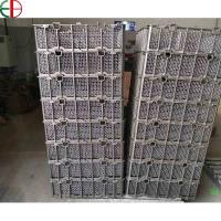 China Customized High Temperature Resistance Heat Treatment Fixtures Investment Cast Tray Baskets for Industrial Furnace for sale