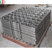 China Customized High Temperature Resistance Heat Treatment Fixtures Investment Cast Tray Baskets for Industrial Furnace for sale