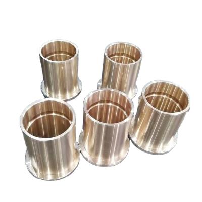 China OEM Large Diameter Bronze Bushing Cast Tin Bronze Bearing Sleeve Heavy-Load Copper Bushing for Mining Heavy Industrial Machinery for sale