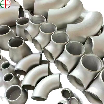 China TA2 TA9 TA10 Titanium Pipe Fittings 45/90 Degree Elbow Chemical Industry Pipeline Fabrication Parts for sale