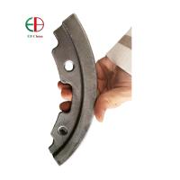 China Heavy Duty Wear Resistant Industrial Ni-Hard 4-600 White Cast Iron Rotary Tiller Curved Blade EB for Complex Farmland for sale