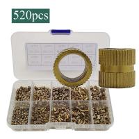China Injection Molded Bronze Brass Cu Nut Straight Grain Reticulated Blind Hole Knurled Copper Inserts Zinc Plated Metric Processing for sale
