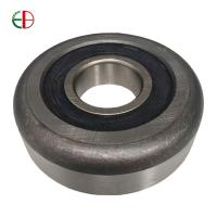 China Brass Deep Groove Ball Bearing with P2 Precision Rating Thin Section HRC 58-62 Hardness Ground Surface for Oil Lubrication for sale