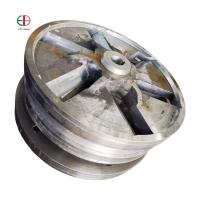 China CNC Machined Steel/Brass/Aluminum/Titanium/Polymers Wheel Component for Mining Conveying Systems High Precision Customizable for sale