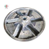 China CNC Machined Steel/Brass/Aluminum/Titanium/Polymers Wheel Component for Mining Conveying Systems High Precision Customizable for sale