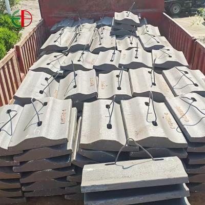 China High Manganese Chrome-Molybdenum Alloy Steel Tooth Plate Wear-Resistant Coal Mill Liner Fabrication Services for sale