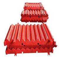 China EB Brand High Manganese Steel Fixed Movable Jaw Plate Jaw Crusher Accessories Model EB1061 CN/JIA Origin PE250X1000 for sale