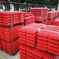 China EB Brand High Manganese Steel Fixed Movable Jaw Plate Jaw Crusher Accessories Model EB1061 CN/JIA Origin PE250X1000 for sale