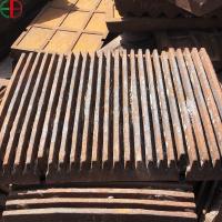 China EB Brand High Manganese Steel Fixed Movable Jaw Plate Jaw Crusher Accessories Model EB1061 CN/JIA Origin PE250X1000 for sale