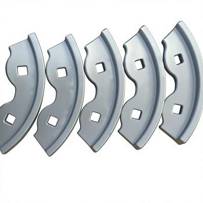 China Heavy Duty Wear-Resistant 4-600 Nickel Carbide White Cast Iron Curved Blade Rotary Cultivator Part for Complex Farmland HBW600 for sale