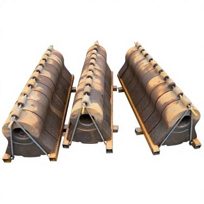 China Custom High Manganese Alloy HRC50 ISO9001 Certified Crusher Hammer for Stone Crushing Plant Wear Parts for sale