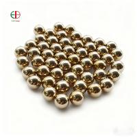 China EB Copper Gold Tin Plated Brass Balls HRC 62-66 Smooth & Shiny 1-25mm Hardware Parts for sale