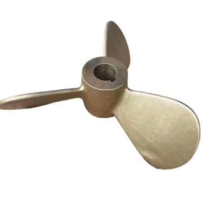 China Custom Cast Bronze Marine Propeller 3 Blade Boat Propeller for Ship Yacht Vessel OEM ODM Marine Propulsion System for sale
