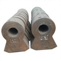 China Custom High Mn Steel High Chromium Alloy Cast Steel Heavy Duty Wear Resistant Crusher Hammer HRC50 Hardness ISO9001:2008 for sale