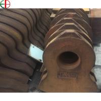 China Custom High Mn Steel High Chromium Alloy Cast Steel Heavy Duty Wear Resistant Crusher Hammer HRC50 Hardness ISO9001:2008 for sale