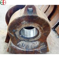 China Custom High Mn Steel High Chromium Alloy Cast Steel Heavy Duty Wear Resistant Crusher Hammer HRC50 Hardness ISO9001:2008 for sale