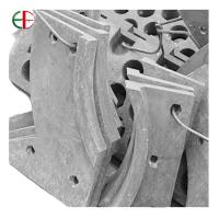 China High Cr Ni Alloy Cast Rotary Kiln Liner Heat Resistant Kiln Mouth Guard Plate for Cement Rotary Kiln Spare Parts for sale