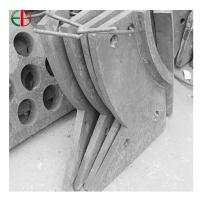 China High Cr Ni Alloy Cast Rotary Kiln Liner Heat Resistant Kiln Mouth Guard Plate for Cement Rotary Kiln Spare Parts for sale