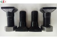 China EB567 High Strength Chrome Nuts And Bolts For Mine Mill Liners In Black Color for sale