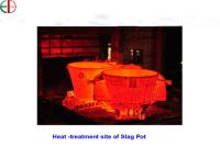 China Steel Sand Casting Slag Pot for sale