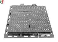 China Cast Iron Sewer Galvanized Steel Manhole Covers EN124 C250 Sanitary Sewer Manhole Cover EB13009 for sale