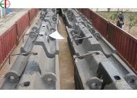 China Sand Cast Process Sag Mill Liners Deflector Liner Feed Head Steel Liners EB863 for sale