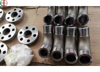 China Flange Connection Stainless Steel Alloy 90 Degree 1.4418 Pipe Fitting Elbow for sale