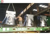 China QT600-3 270HB Ductile Iron Heat Resistant Cast Steel Slag Pots for sale