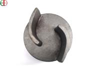 China QT500-7 	7.0kg Ductile Iron Impeller Centrifugal Pump Casting for sale