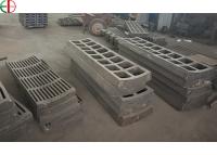 China OHSAS18001 Mn18Cr2 Low Carbide Steel Grinding Ball Mill Liner for sale