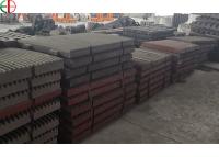 China Mn18Cr2Mo Jaw Crusher Ball Mill Liners Spares Components for sale