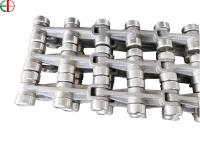 China Precision HK40 Casting Conveyor Roller Chain For Heat Treatment Furnace for sale