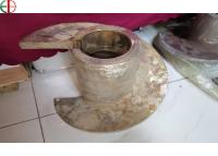 China EB Customized 2Cr13 Helical Blade Spare Parts Impeller Wear Plate Shaft Rotating Assembly for sale
