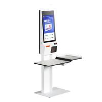 China 24 Inch Touch Screen Self Service Kiosk Android 9 With Built In 58mm Printer for sale