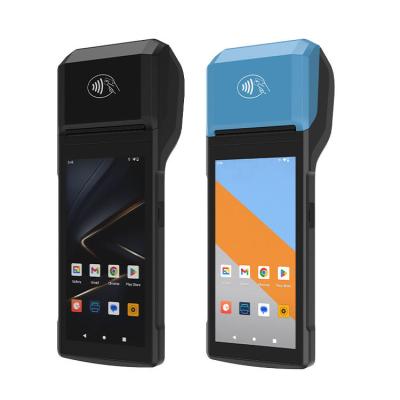 China 5.5 Inch Touch Screen Mobile POS Terminal Black Type C For Retail Catering for sale