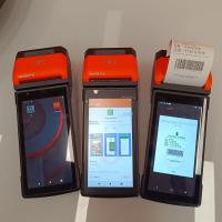 China Contactless POS Payment Terminal With 5MP Camera And Removable Battery for sale