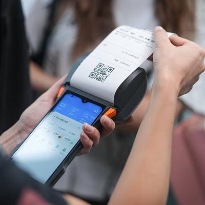 China Octa Core CPU All In One POS Terminal 80mm Printer With 6.22 HD Screen for sale
