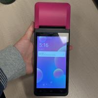 China Android POS Terminal With Built In 58mm Printer 6400mAh Battery And SDK Support for sale