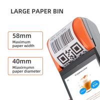 China 6400mAh Battery Capacity And 3GB RAM 16GB ROM POS Android Terminal For Performance for sale