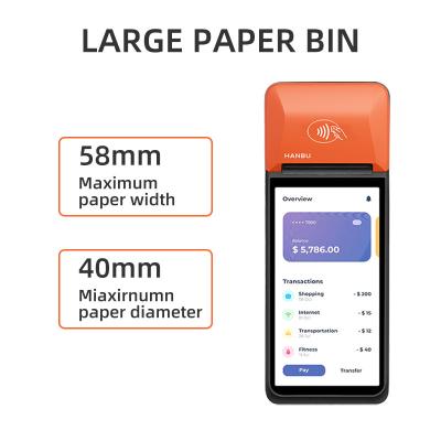 China POS Terminal With 58mm Printer Customized To Meet Customer Requirements Offer MDM System for sale